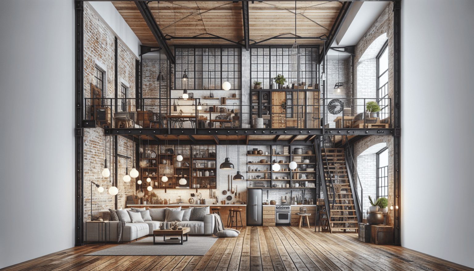 Fusionando Historia y Modernidad: La Belleza Industrial de un Loft en ...